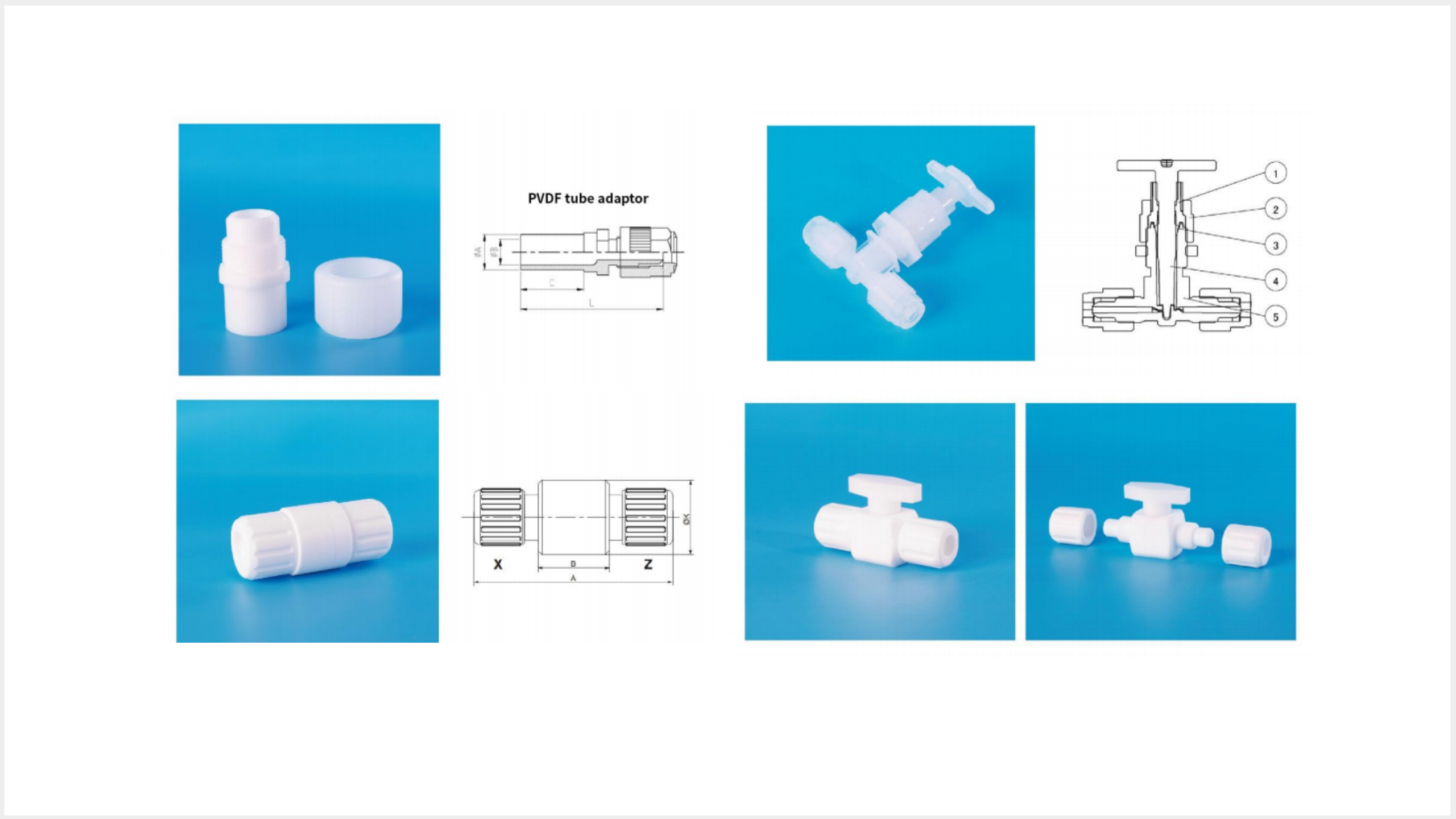 PFA Pipes And Fittings - Goldsea